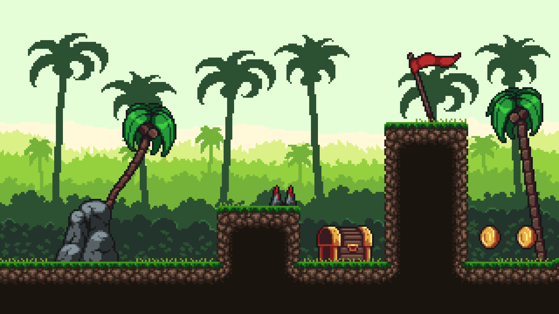 Platform Pack #1 - Jungle - Game Tilemaps